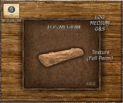 Second Life Marketplace - LOG MEDIUM G&S texture (Full Perm)